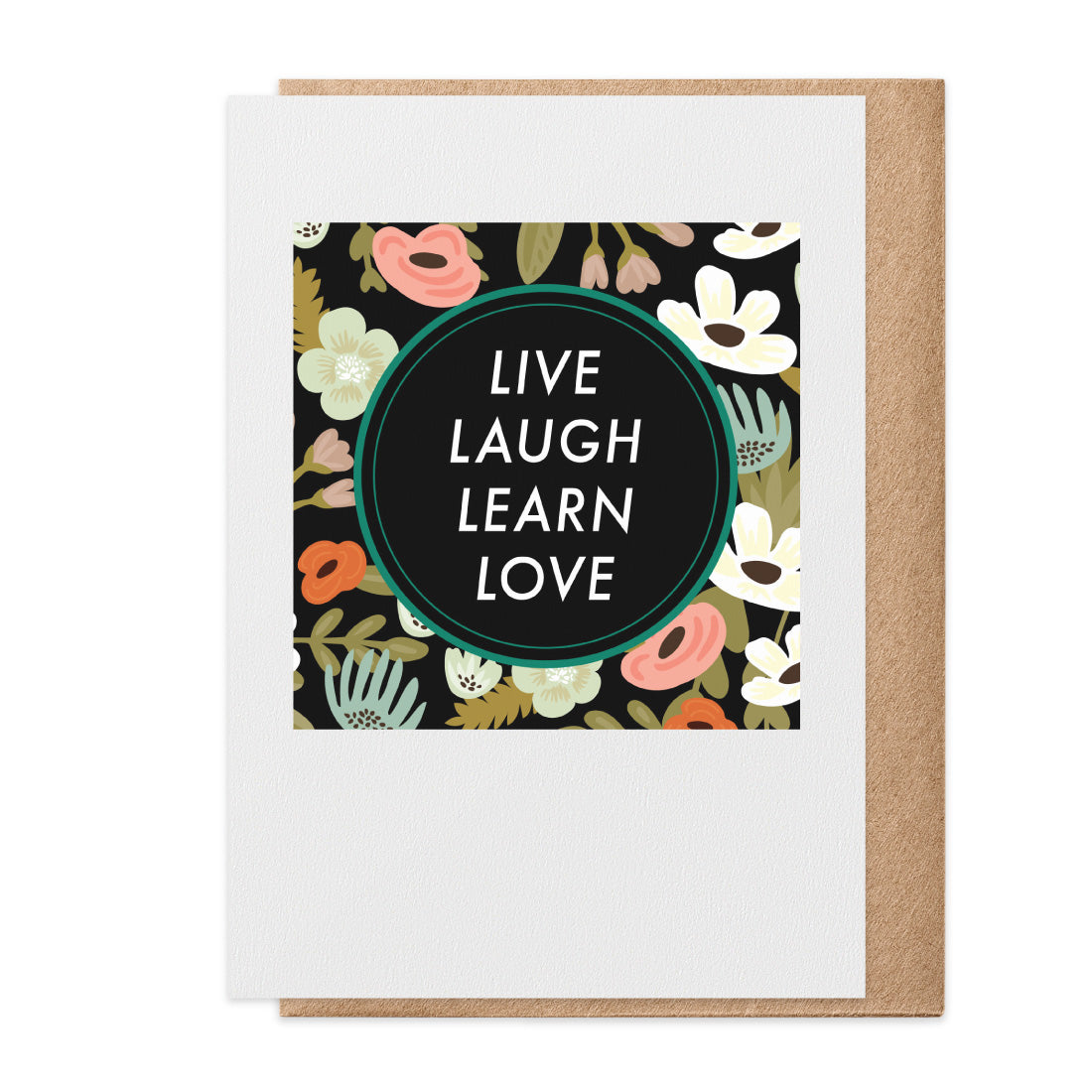 Live Laugh Learn Love Card – Paisley & Parsley