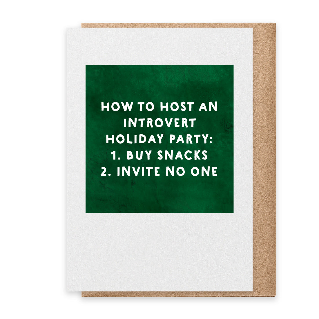 Introvert Holiday Card – Paisley & Parsley