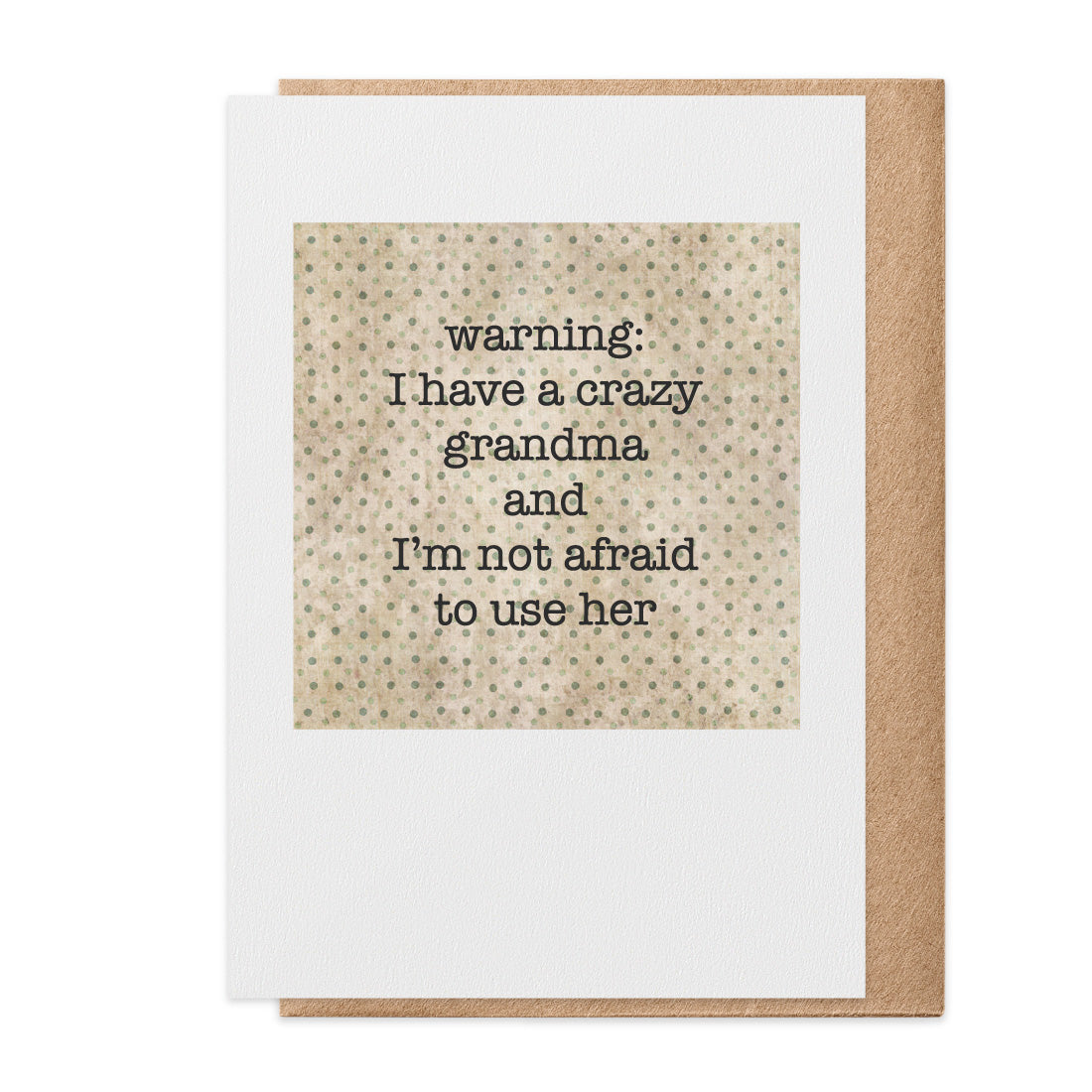 Crazy Grandma Card – Paisley & Parsley