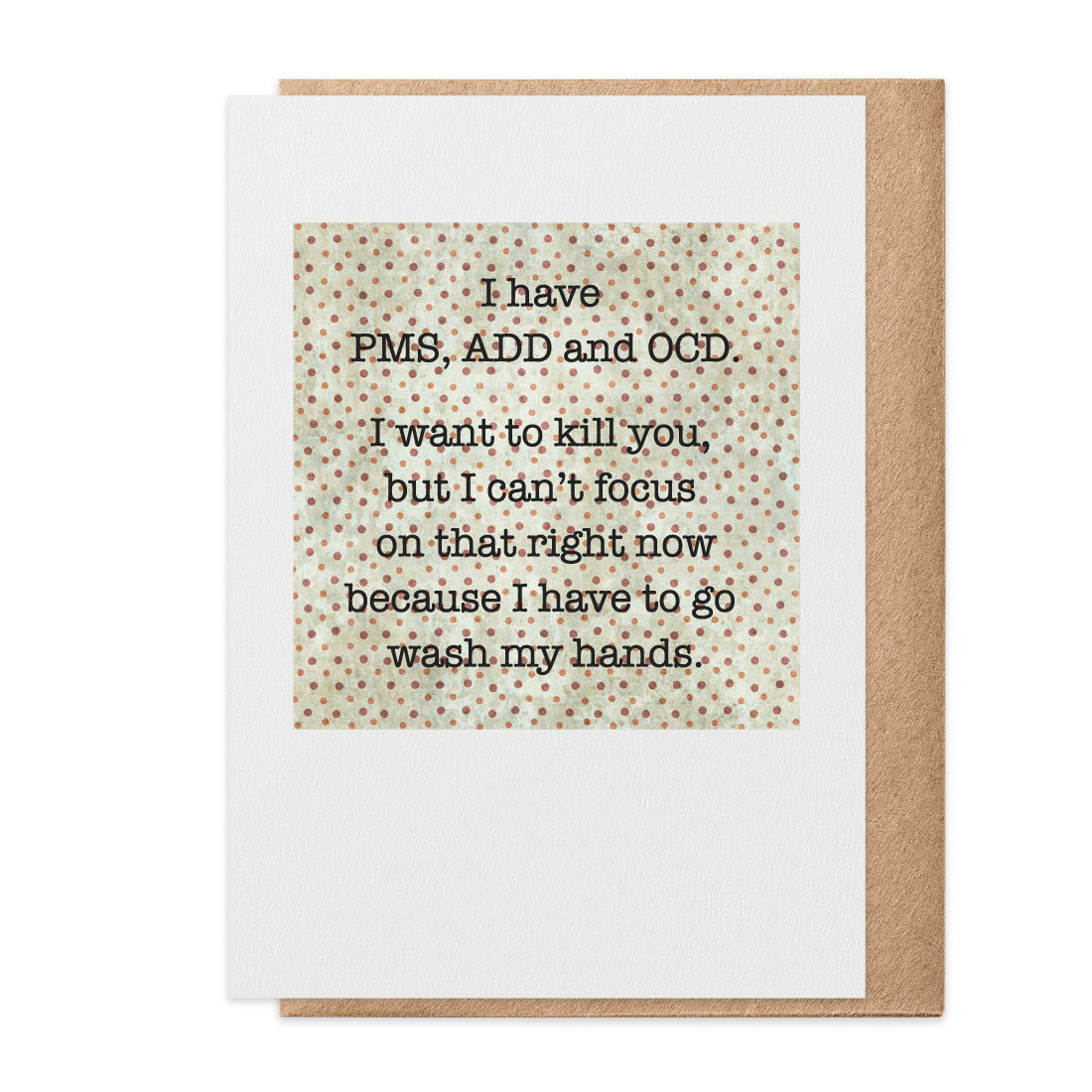 PMS OCD ADD Card – Paisley & Parsley