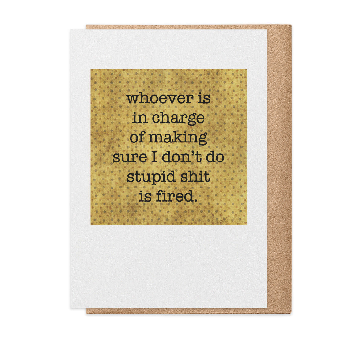 Fired Card – Paisley & Parsley