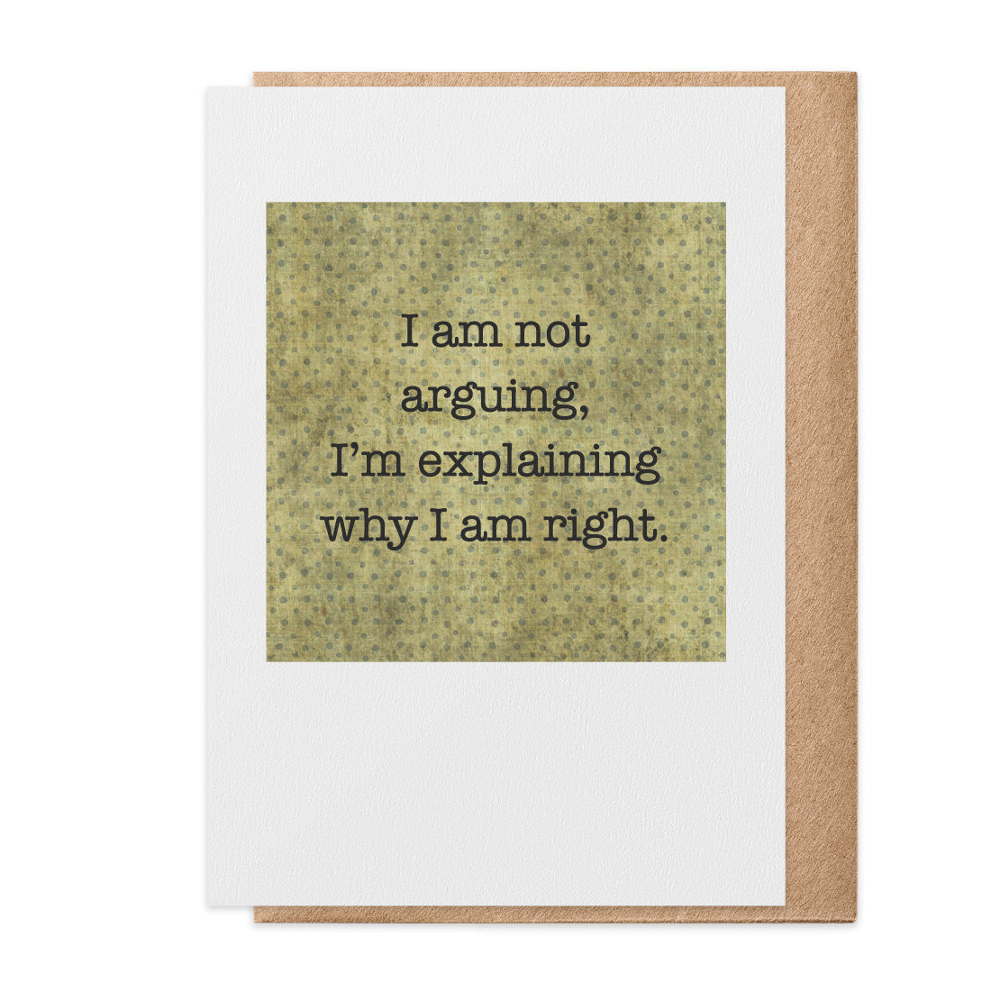 Arguing Card – Paisley & Parsley